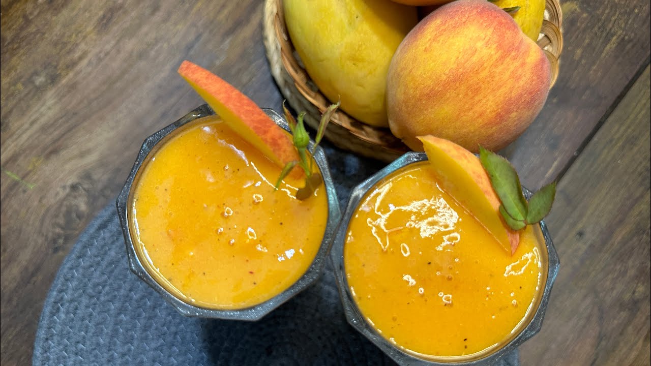 Mango and Peach juice |Mango and Peach Drink | Peach Mango and ...
