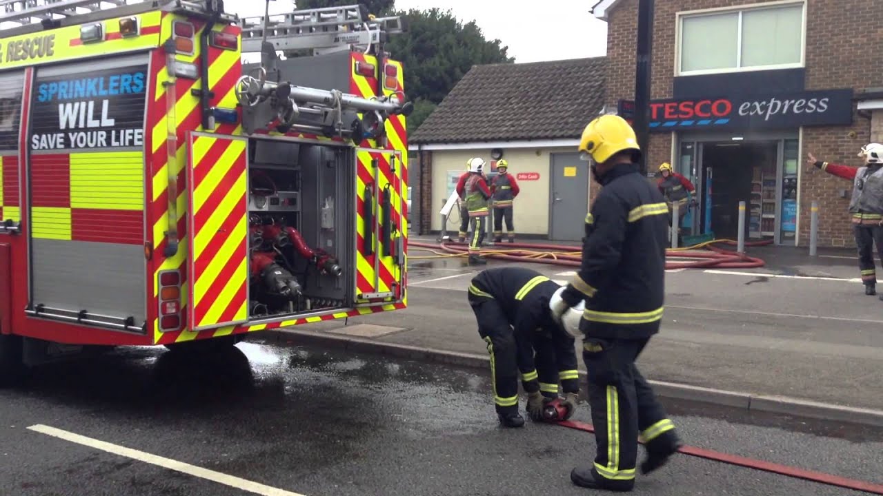 TESCO CHELLASTON FIRE 14/7/14 - YouTube