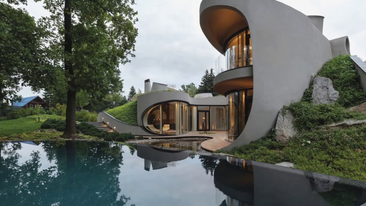 Cool Modern House in Russia by Niko Architect - YouTube