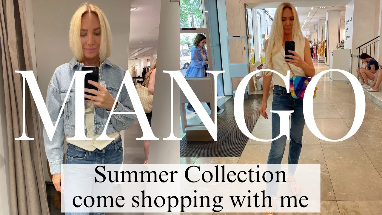 MANGO HAUL TRY ON SUMMER COLLECTION | COME SHOPPING WITH ME TO MANGO ...