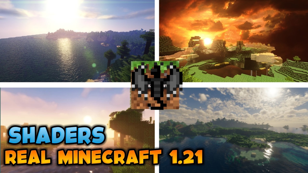 best shaders for minecraft pe 1.21 render dragon - YouTube