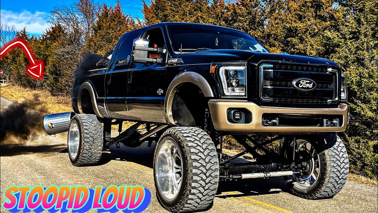 World’s LOUDEST Exhaust!!! Powerstroke Diesel - YouTube