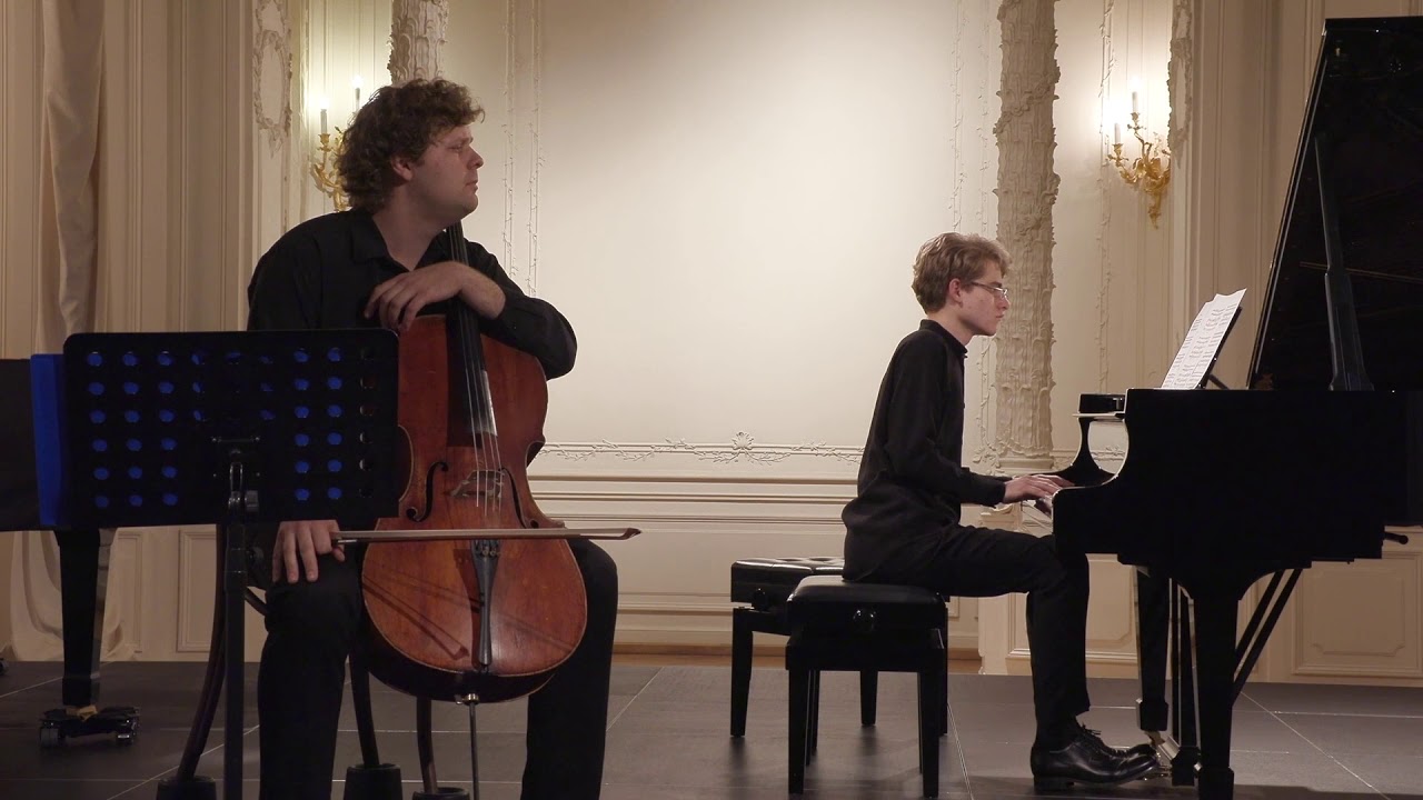 Fedor Amosov (cello) English Hall of St. Petersburg Music House 2019-08 ...