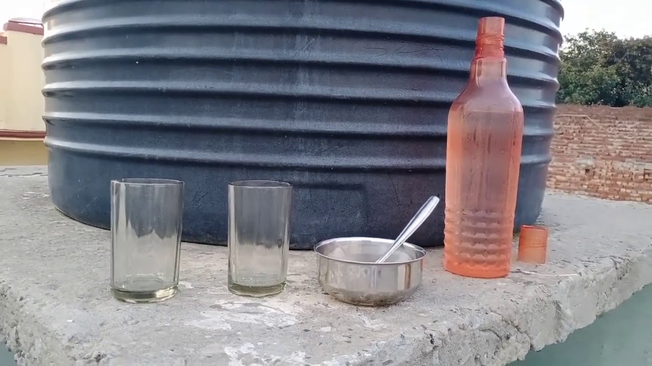 simple water and salt water experiment potato - YouTube