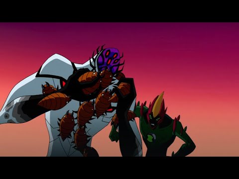 Ben 10 Alien Force - Swampfire and Hybrid vs Dasypodidae