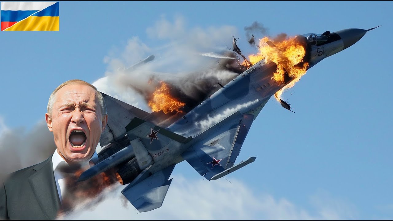 WORLD SHOCKED! Ukrainian F-16 pilot shoots down Russian air king Sukhoi ...
