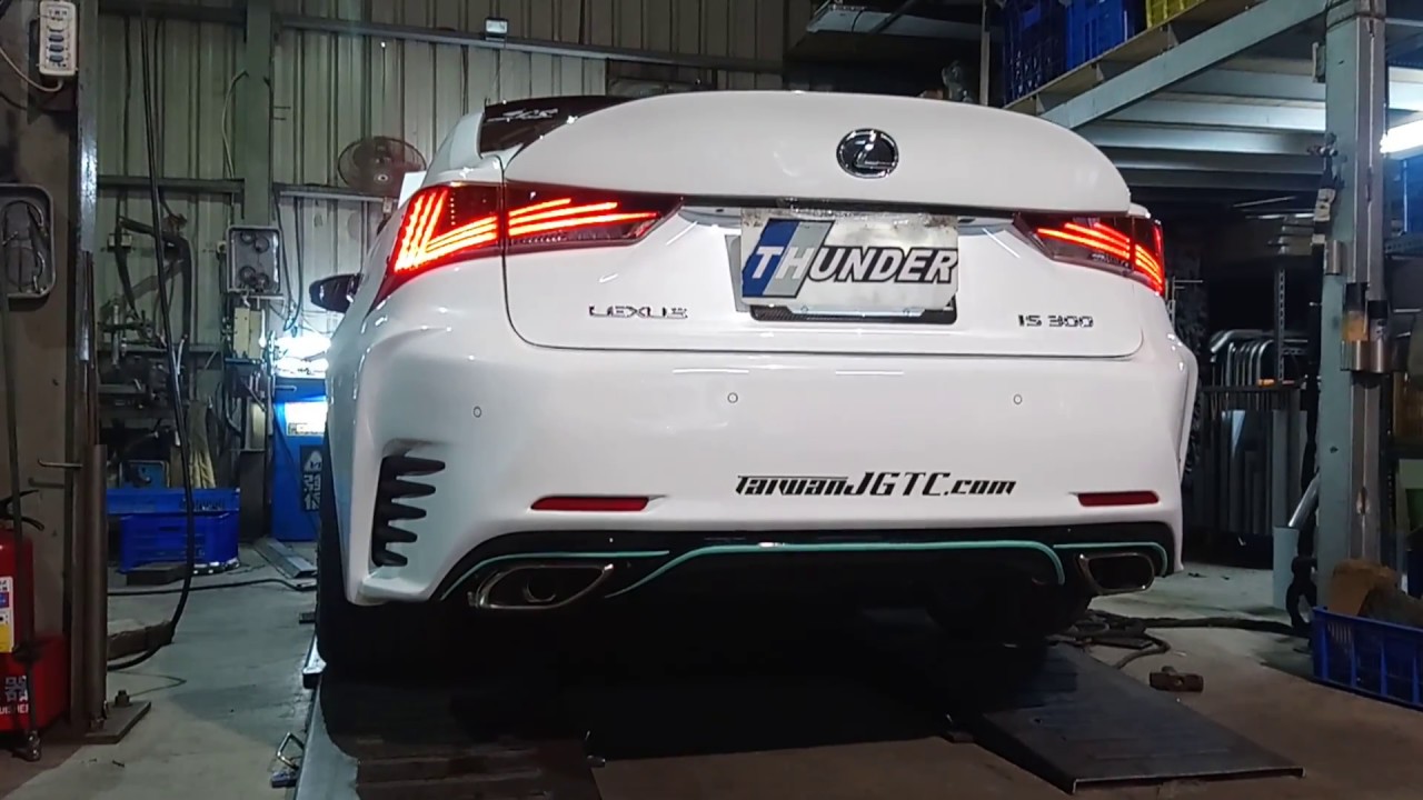 雷力LEXUS IS300 超跑尾段 │THUNDER LEXUS IS300 MUFFLER SC-TYPE - YouTube