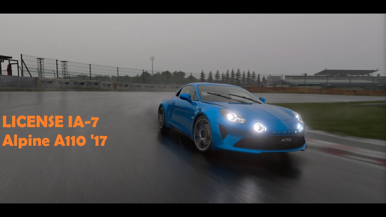 License IA-7 | Alpine A110 '17 | All Gold - YouTube