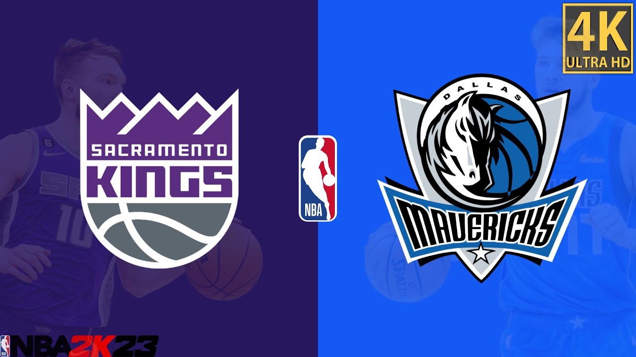 Sacramento Kings VS Dallas Mavericks NBA 2k23 | (4K HDR) - YouTube