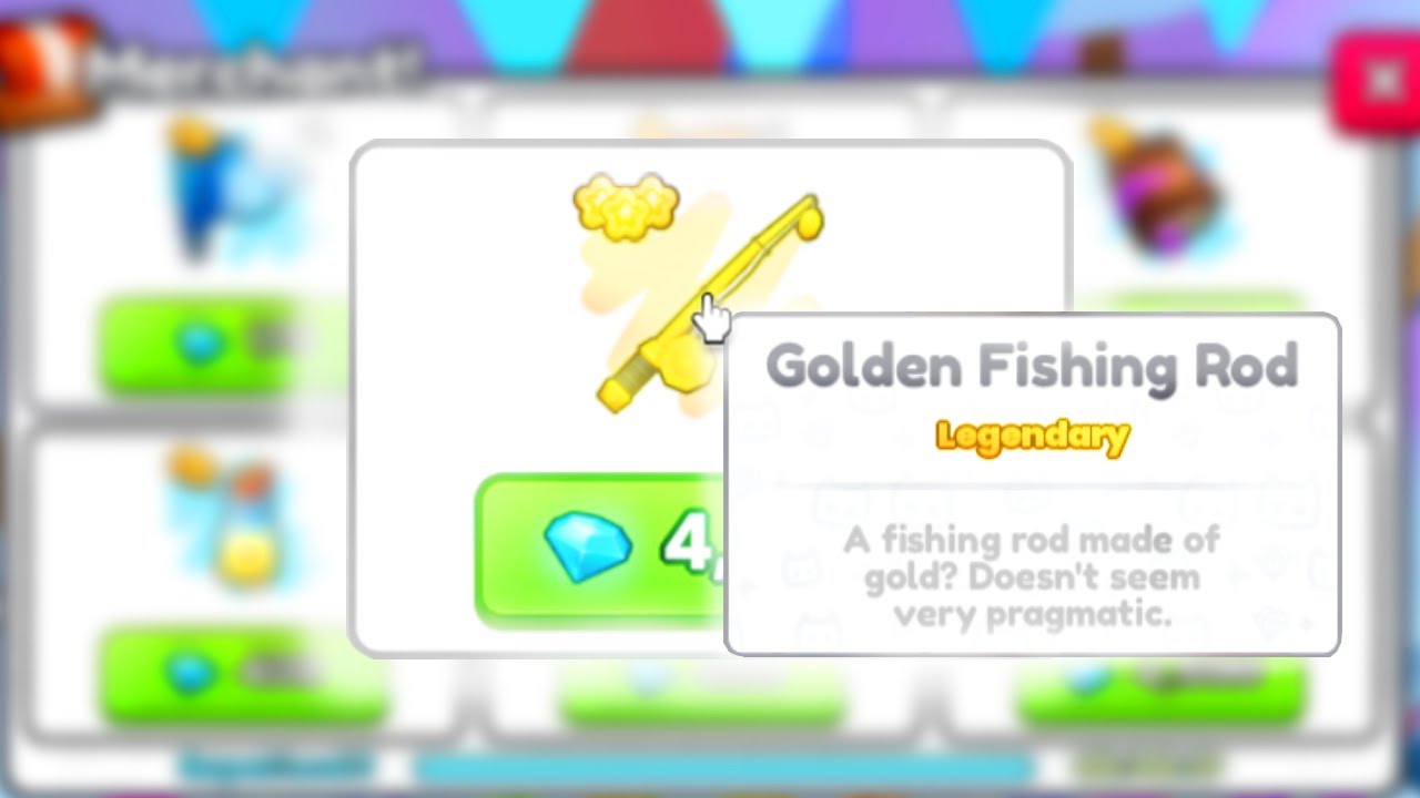 BUYING THE GOLDEN FISHING ROD FROM THE ADVENCED MERCHANT 🤯 - YouTube