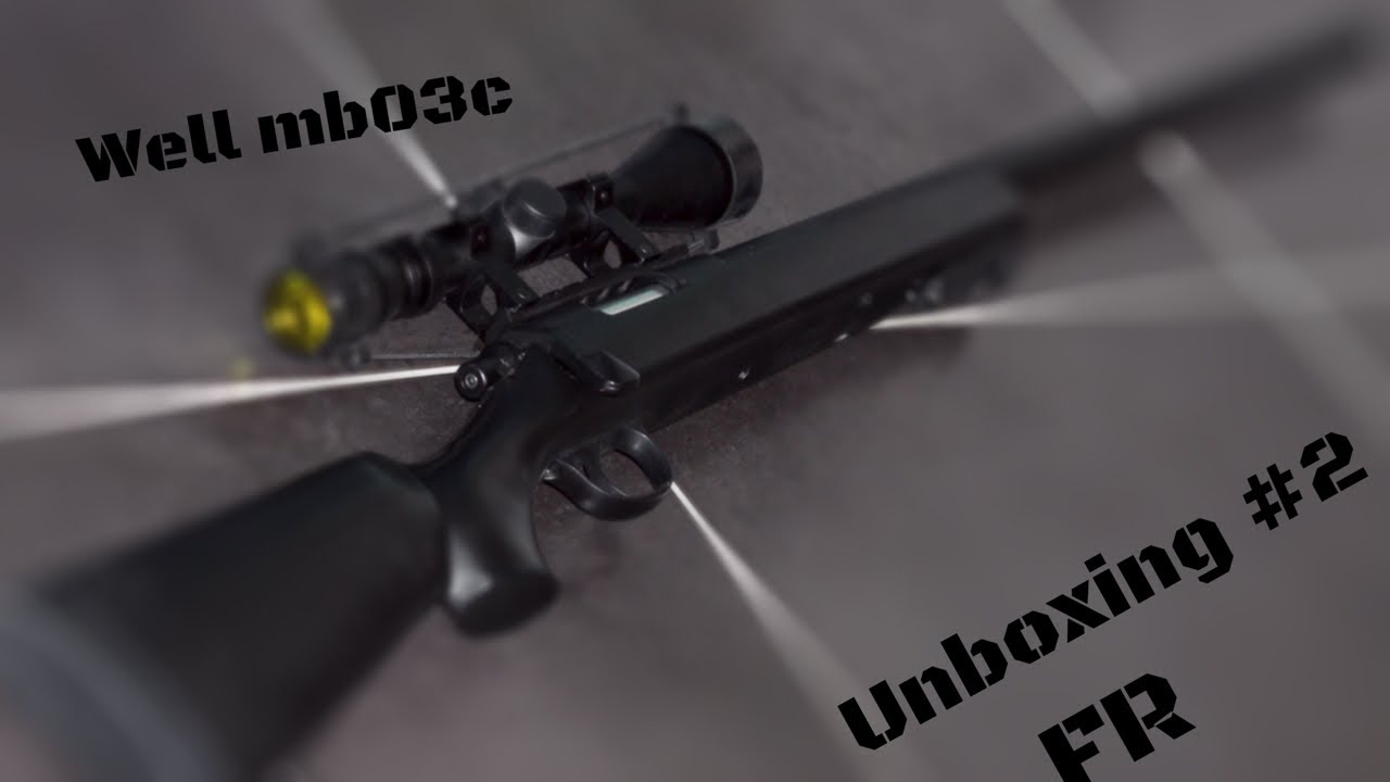 Unboxing et présentation du sniper WELL MB03c - YouTube