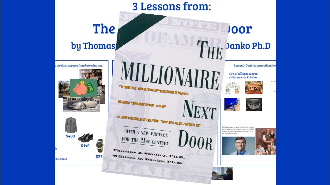 THE MILLIONAIRE NEXT DOOR by Thomas Stanley and William Danko - 3 ...