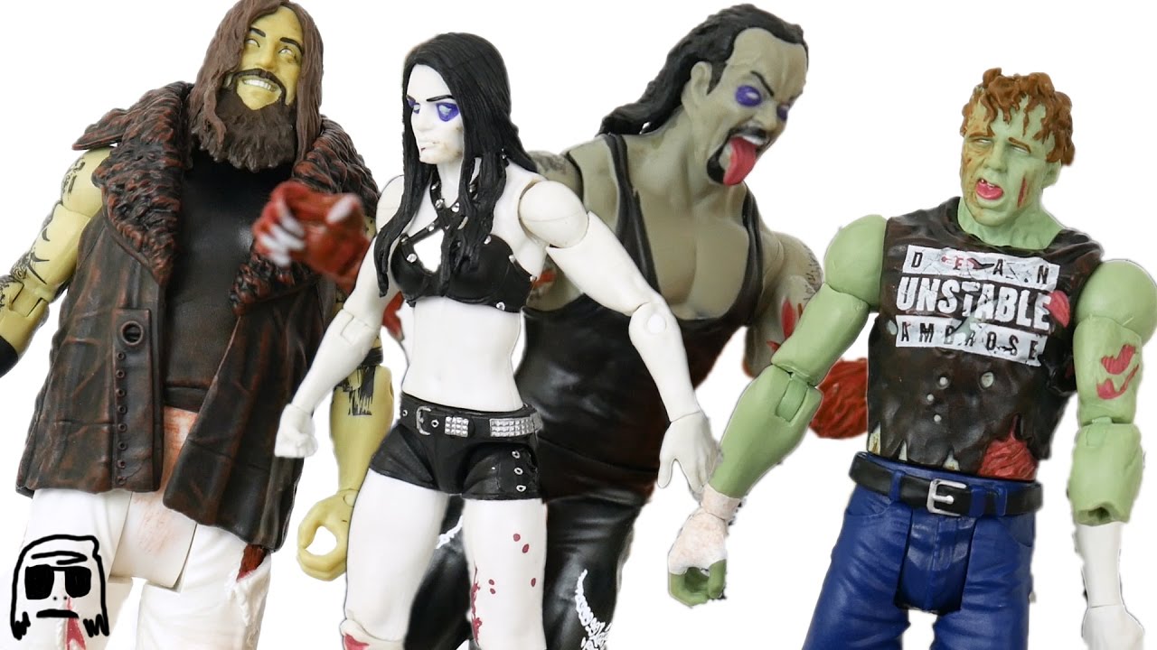 WWE Dean Ambrose, Undertaker, Paige & Bray Wyatt ZOMBIES Mattel Toy ...