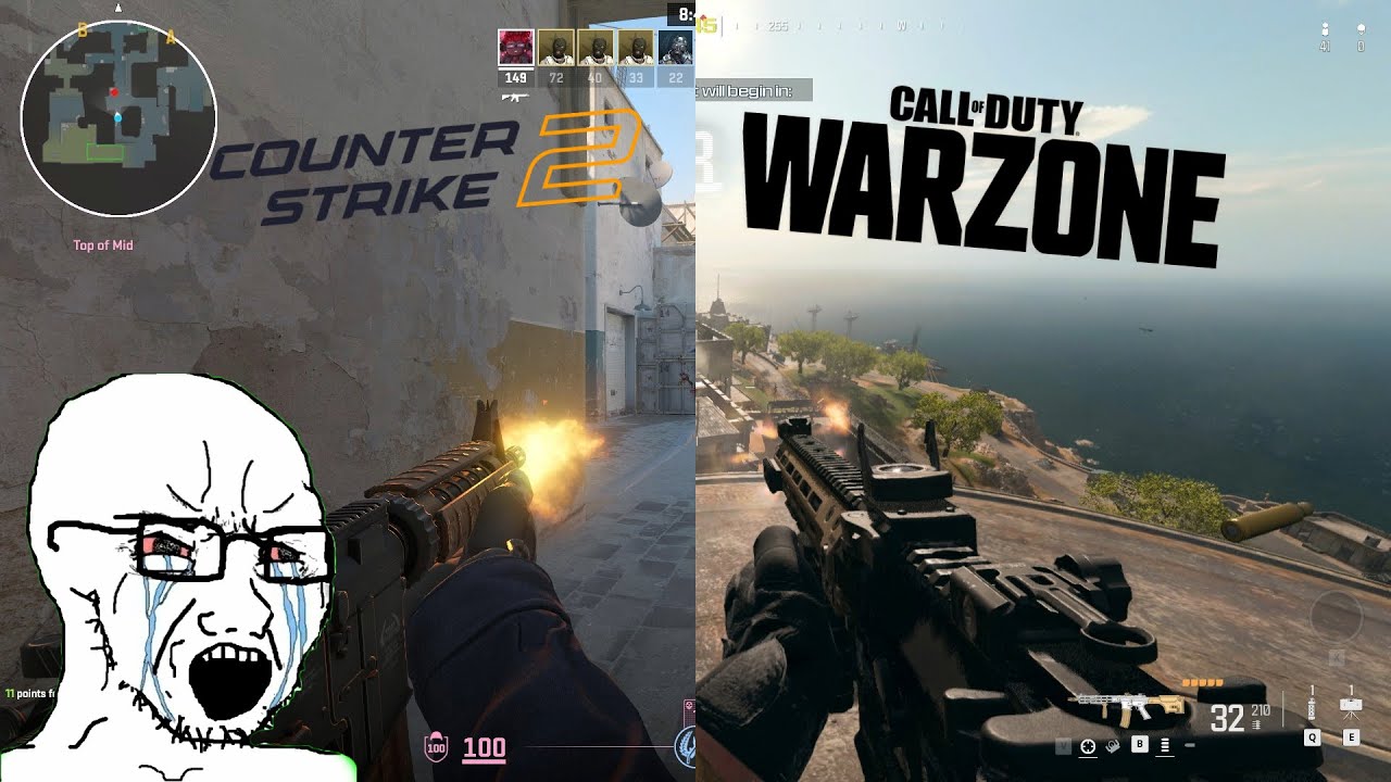 Counter Strike Player tries CALL OF DUTY WARZONE! - YouTube