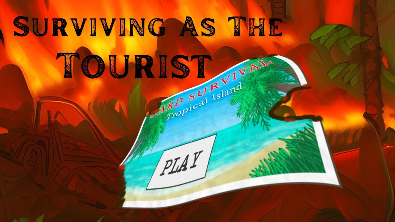 Surviving As The Tourist - Card Survival: Tropical Island [Ep 1] - YouTube