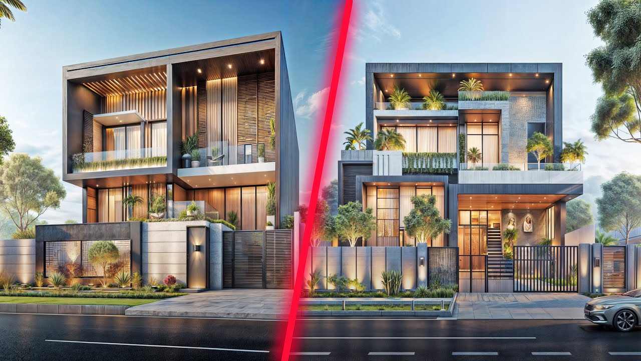 100 Modern House Front Elevation Design ideas | Front Elevation Design ...