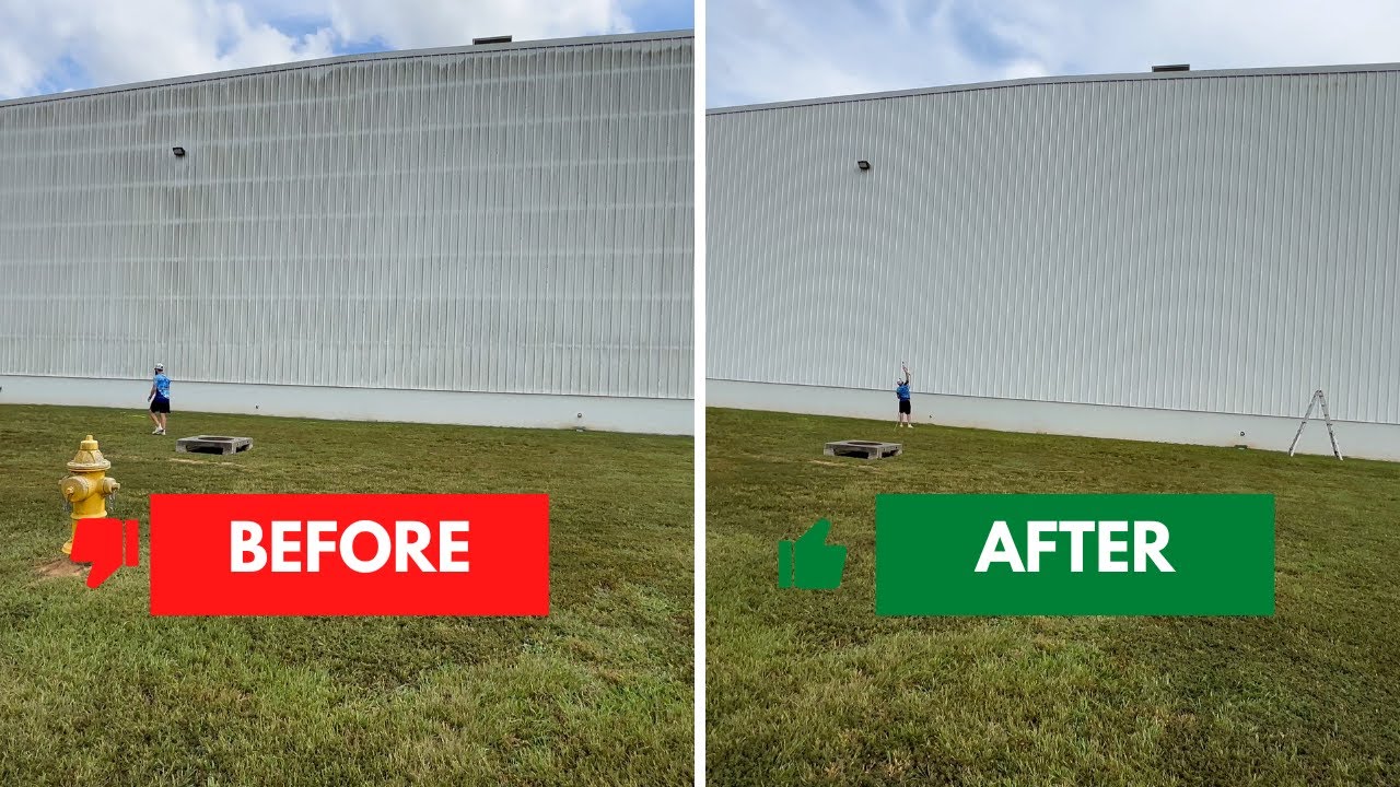 Day In The Life | Commercial Building Pressure Washing - YouTube