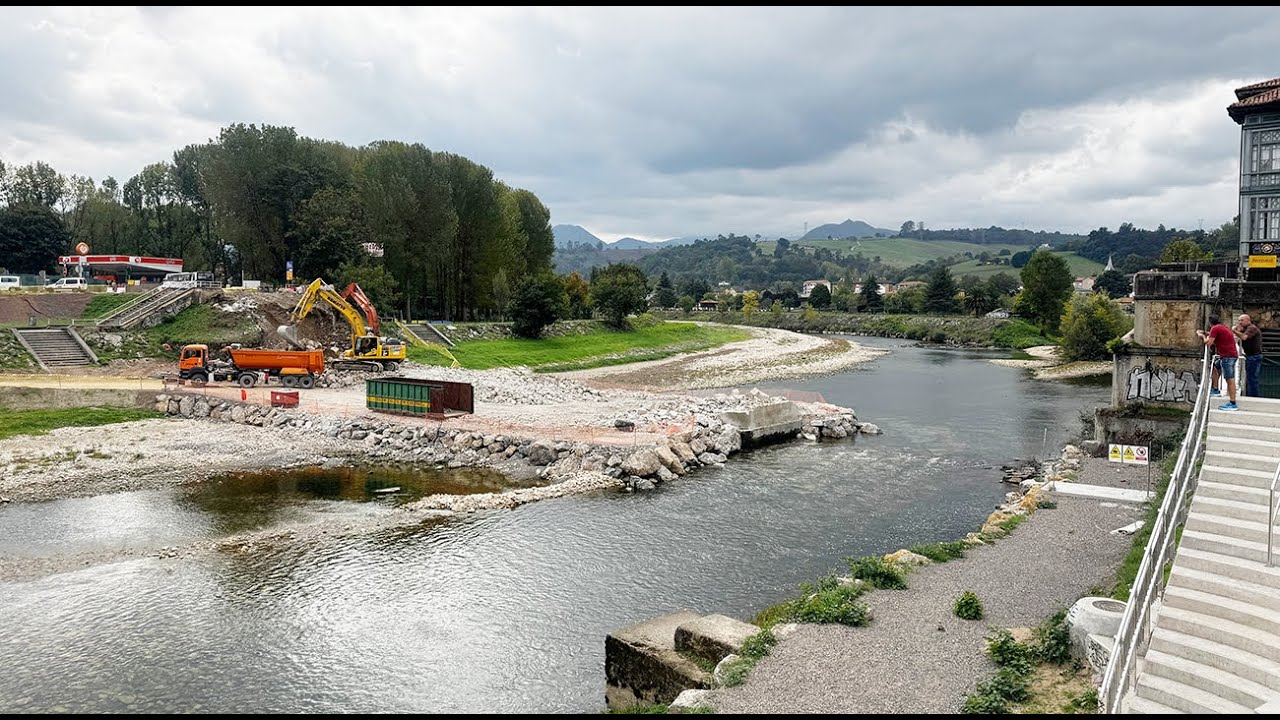 Obras puente Emilio Llamedo - YouTube