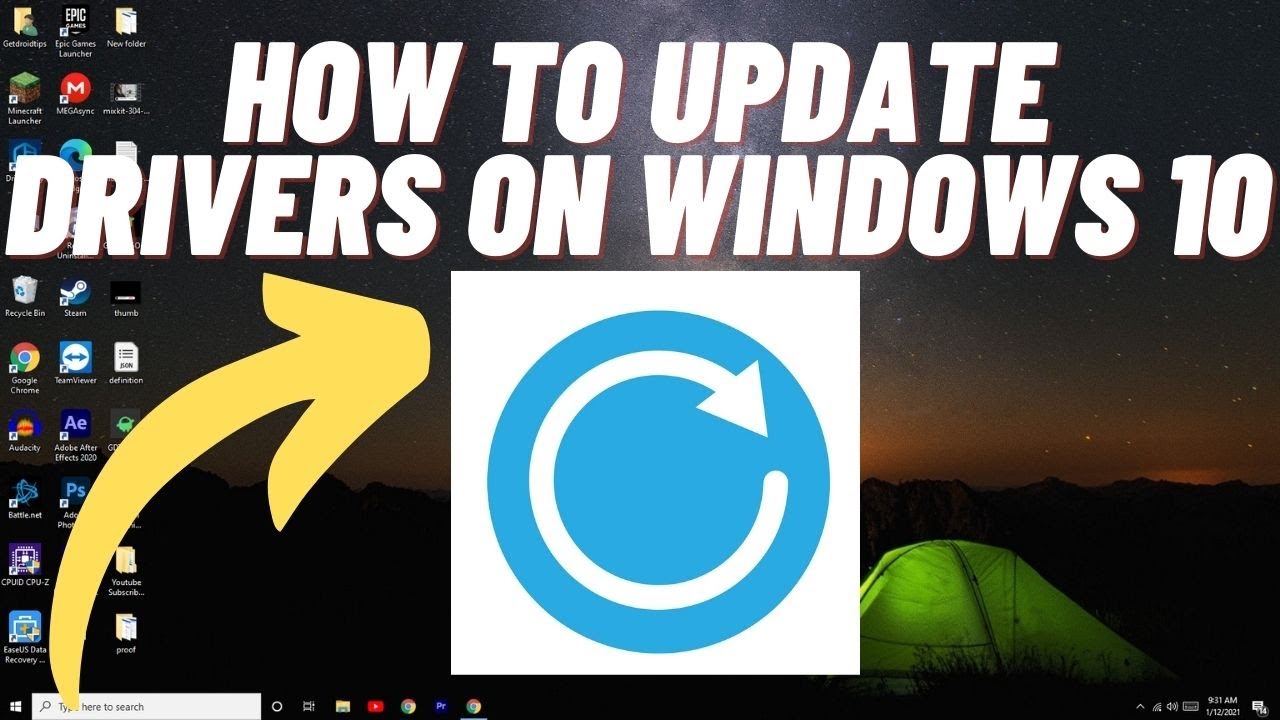 How to Update Driver's on Windows 10- New Method 2021 - YouTube