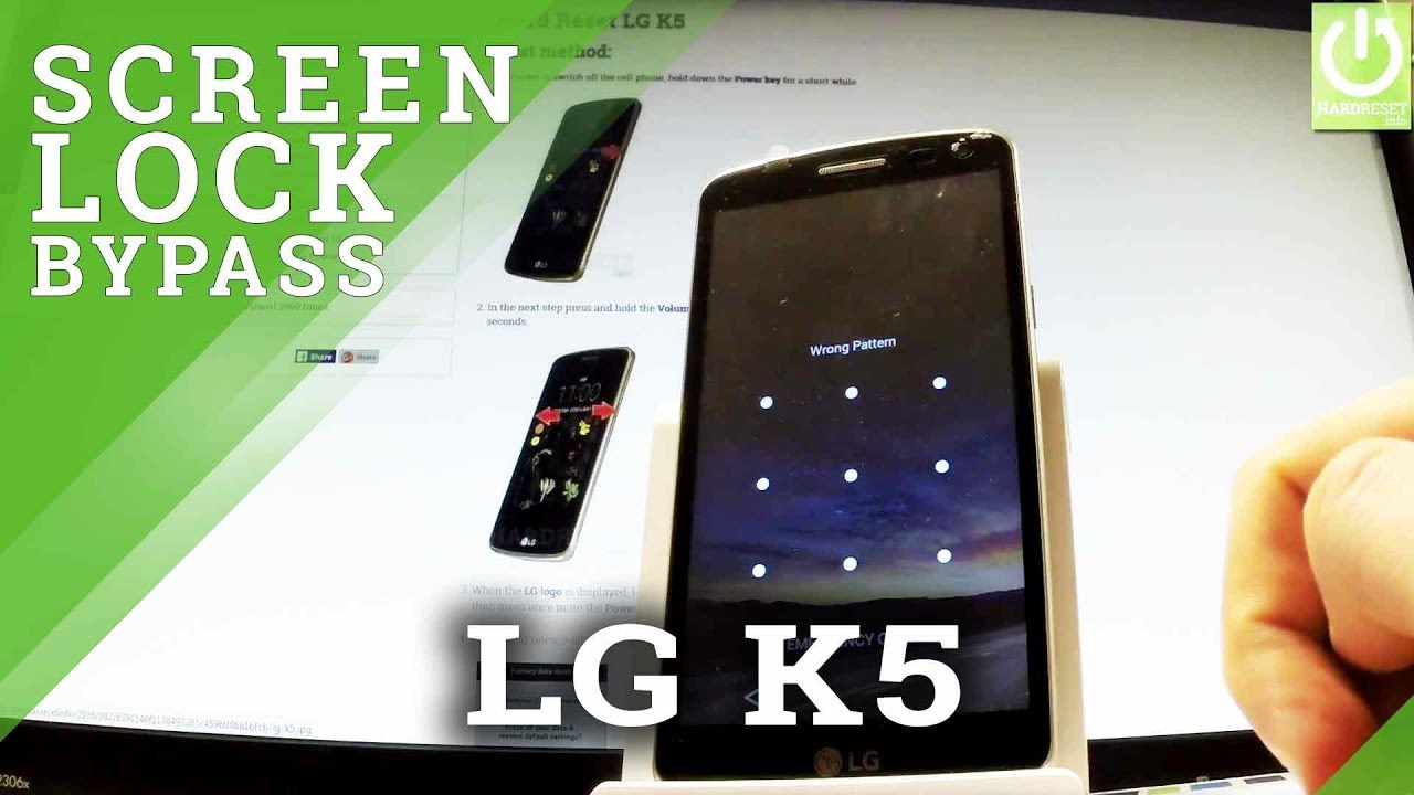 How to Hard Reset LG K5 - Format LG / Bypass Pattern Lock - YouTube