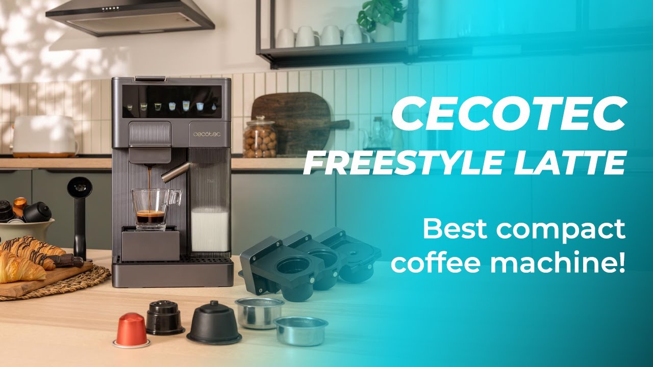 Cecotec FreeStyle Latte best compact coffee machine! - YouTube