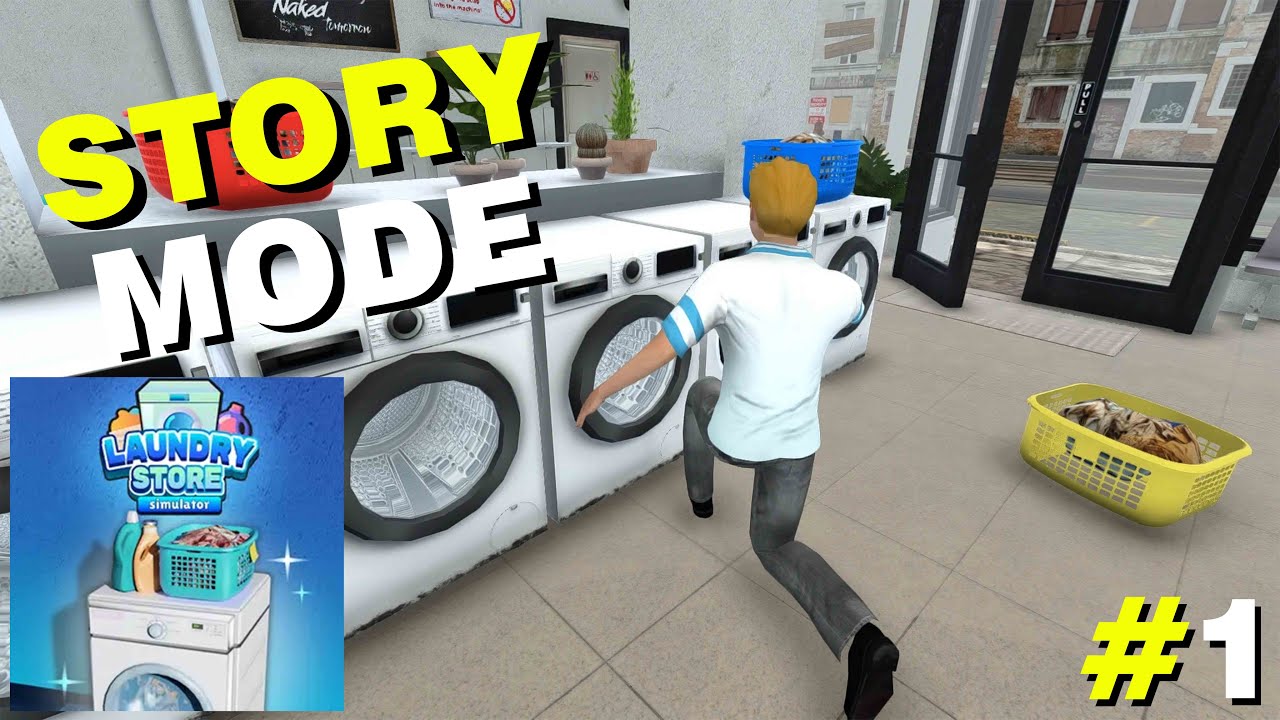 LAUNDRY STORE SIMULATOR GAMEPLAY | LAUNDRY STORE SIMULATOR ANDROID GAMEPLAY | LAUNDRY SIMULATOR ...