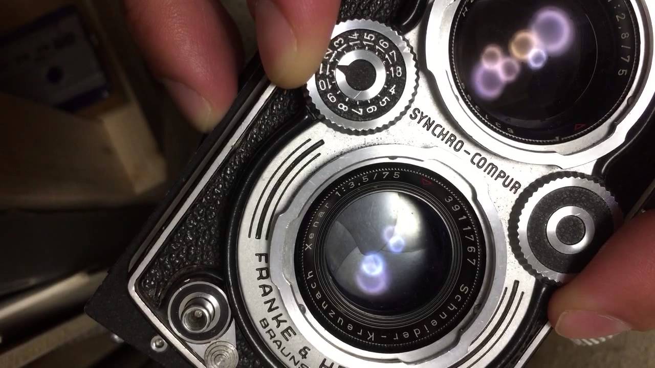 Rolleiflex 3.5B / MX-EVS Type1 aperture speed knob coupling