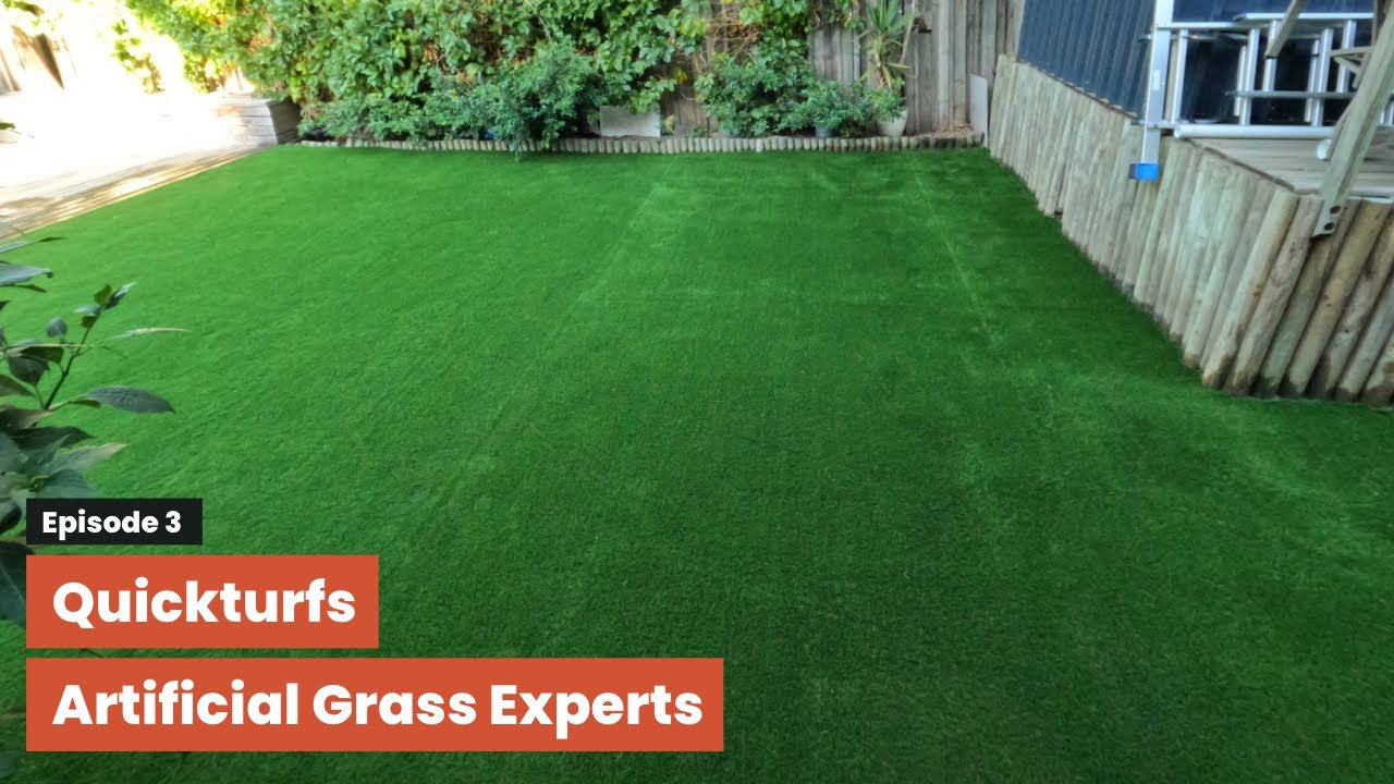 Artificial Grass Installation - Backyard transformation - Timelapse ...