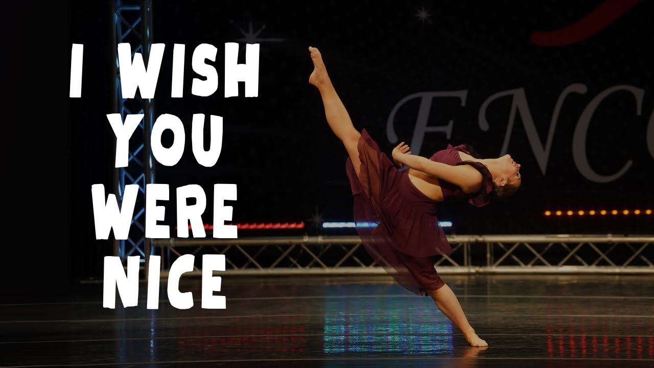 I WISH YOU WERE NICE - Senior Elite Contemporary Solo - YouTube