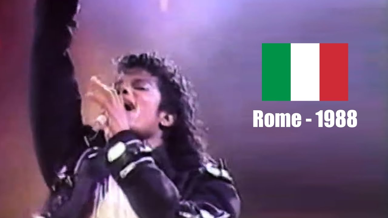Michael Jackson | Bad - Live in Rome May 24th, 1988 (Enhanced) - YouTube