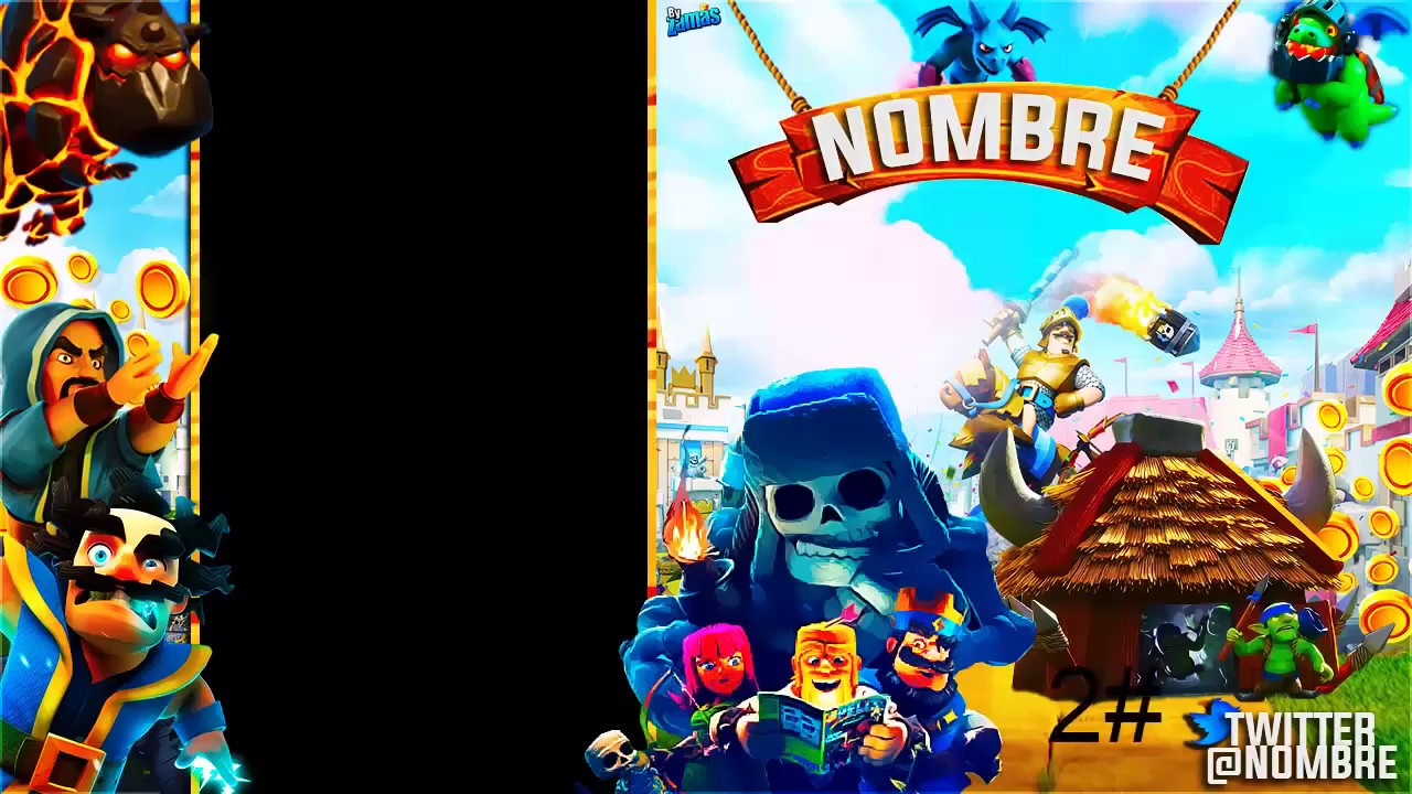 #Pack de 4 Overlays de Clash Royale Editables, para PHOTOSHOP cs6 - YouTube