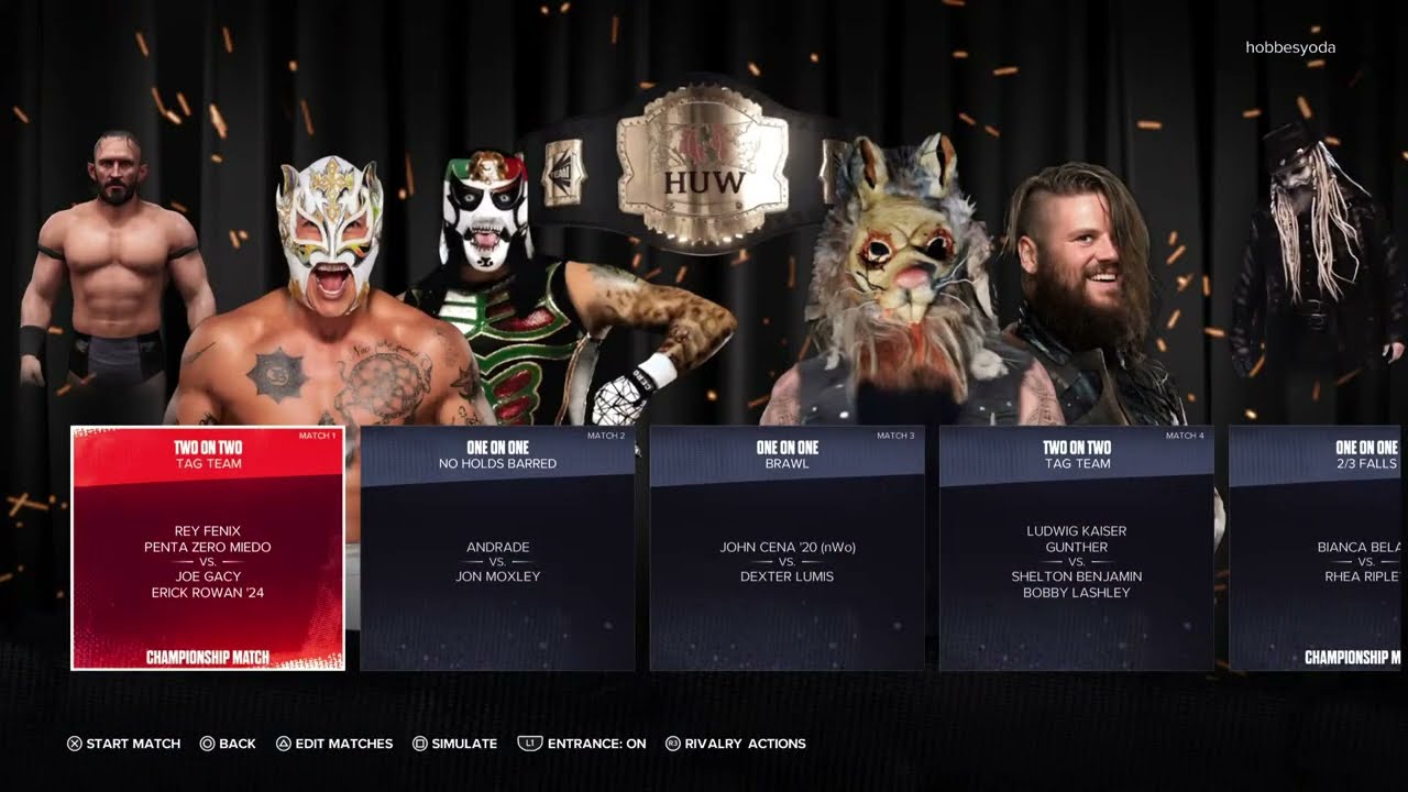 HUW Week 26 (WWE2K24 Universe Show) - YouTube