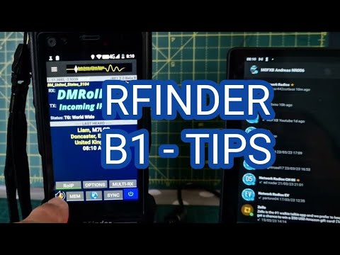 RFinder B1, DMR - V/UHF Demos using Sync & More Tips - YouTube