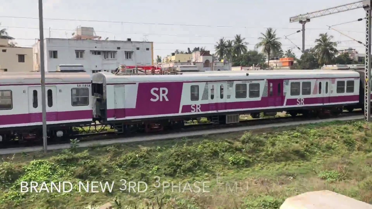 Brand New EMU & LHB Coaches For Southern Railway: INDIAN RAILWAYS - YouTube
