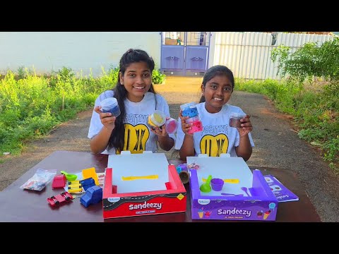 Ice-cream Sand play set VS Vehicles Sand play set 🌈🤩Diyaishwarya | UNBOXING I DIY 