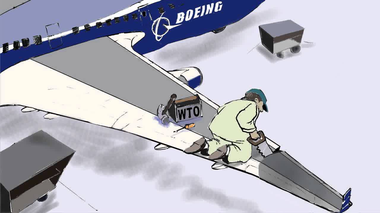WTO Turbulence for Boeing | Crain's Cartoon - YouTube