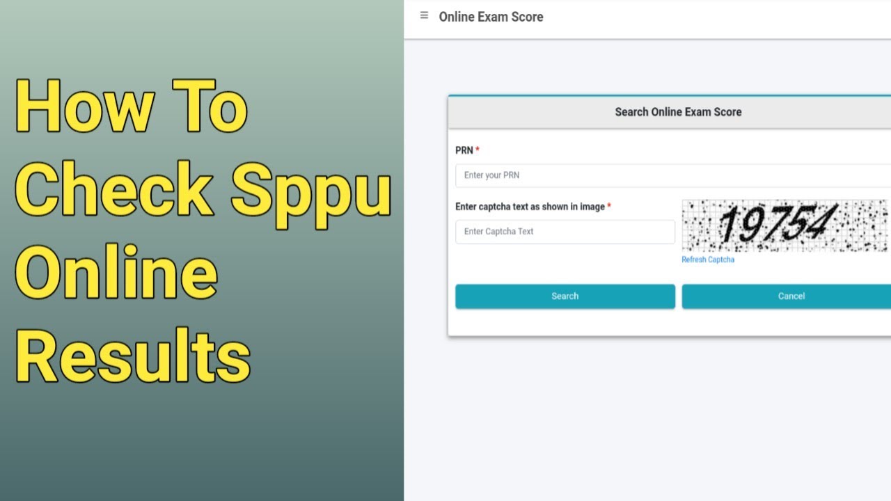 How To Check SPPU Online Results | Savitribai Phule Pune University ...