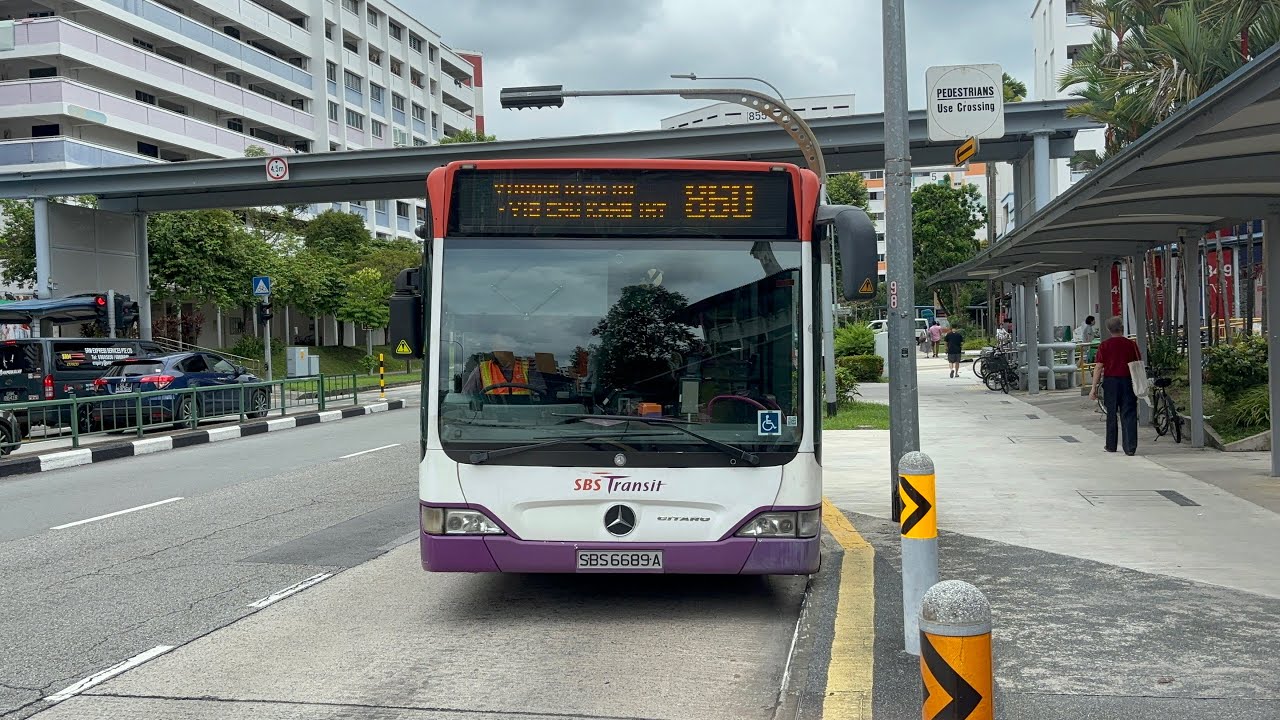 SBS Transit Mercedes-Benz O530 Citaro (Batch 2) SBS6689A on Service 860 ...