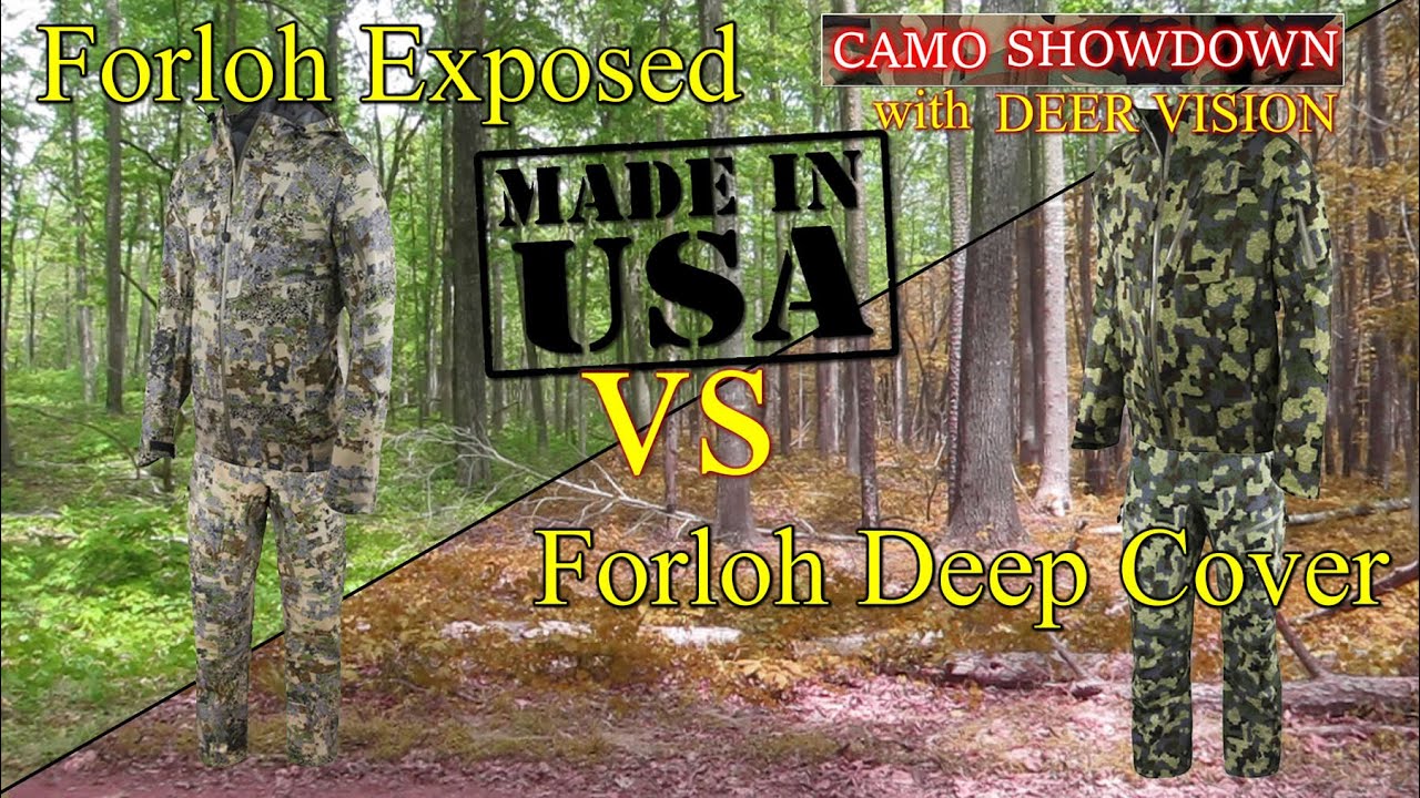 Made in the USA! Forloh Exposed Vs. Forloh Deep Cover on 12 Backgrounds ...