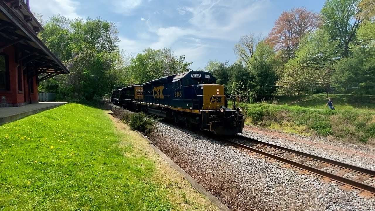 CSXT SD40-2's, BNSF 122 & More Action On The Trenton Sub - YouTube