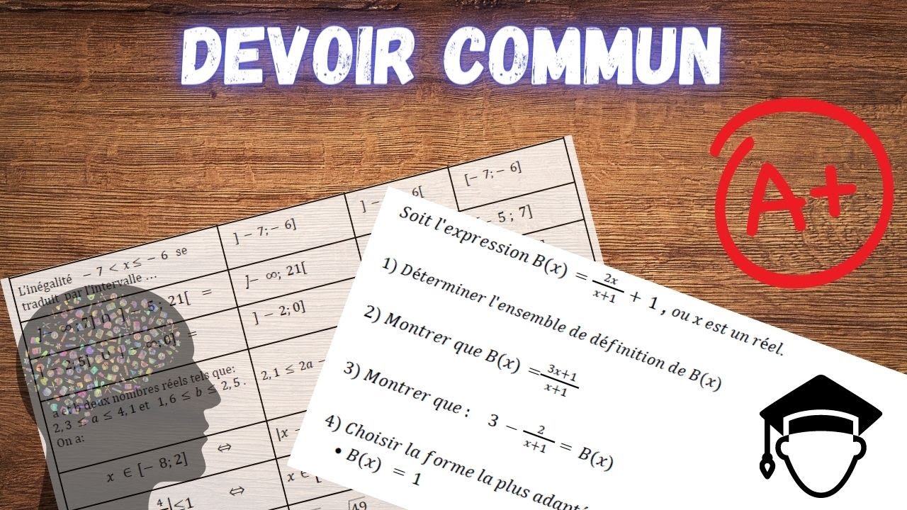 [Seconde] Corrigé du devoir commun ! - YouTube