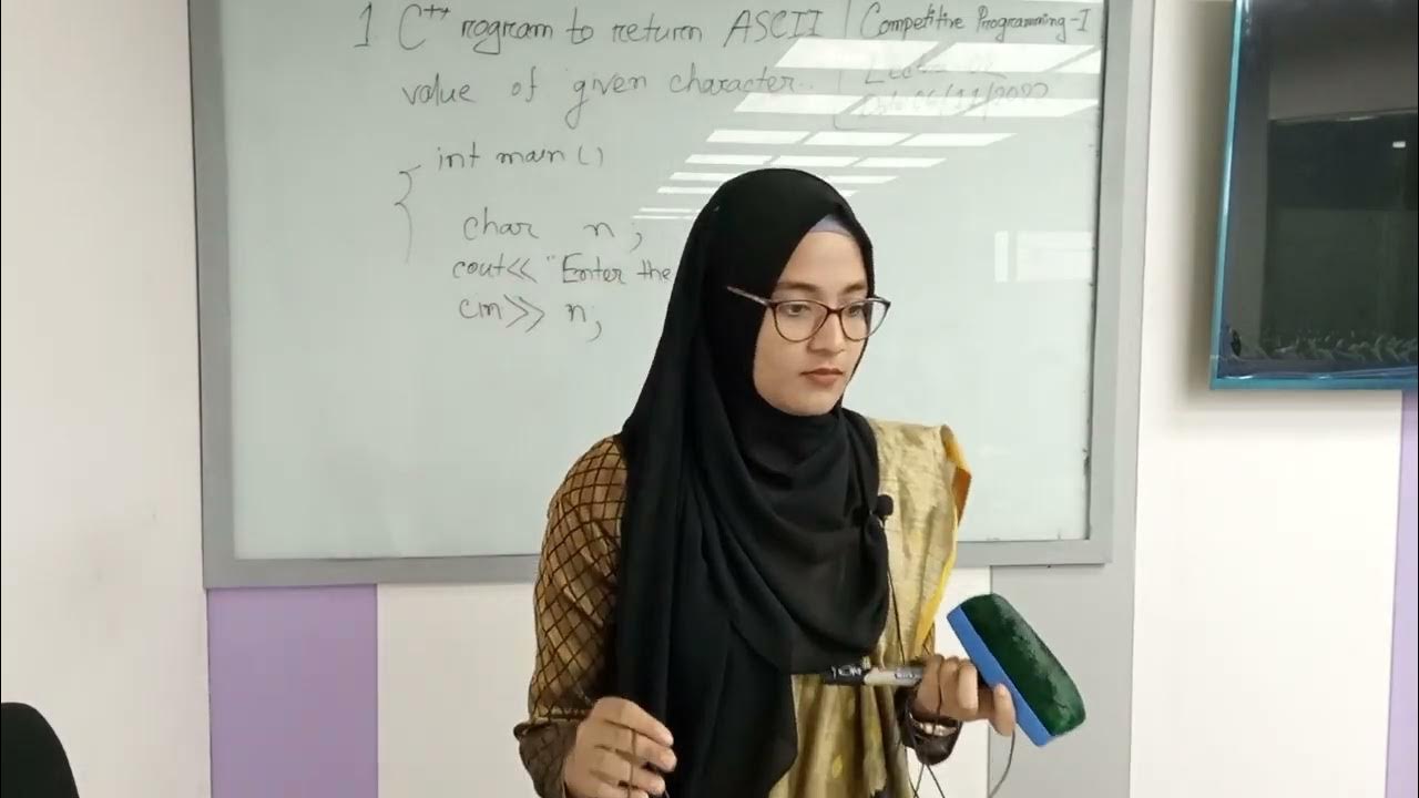 Competitive Programming-I| Lecture-2| CSE | Ayesha Siddiqua | University of Scholars - YouTube