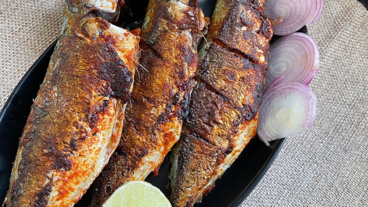 Bangude Fish Fry | Mackerel Fish Fry | Fish Fry Recipe | Simple Tasty ...