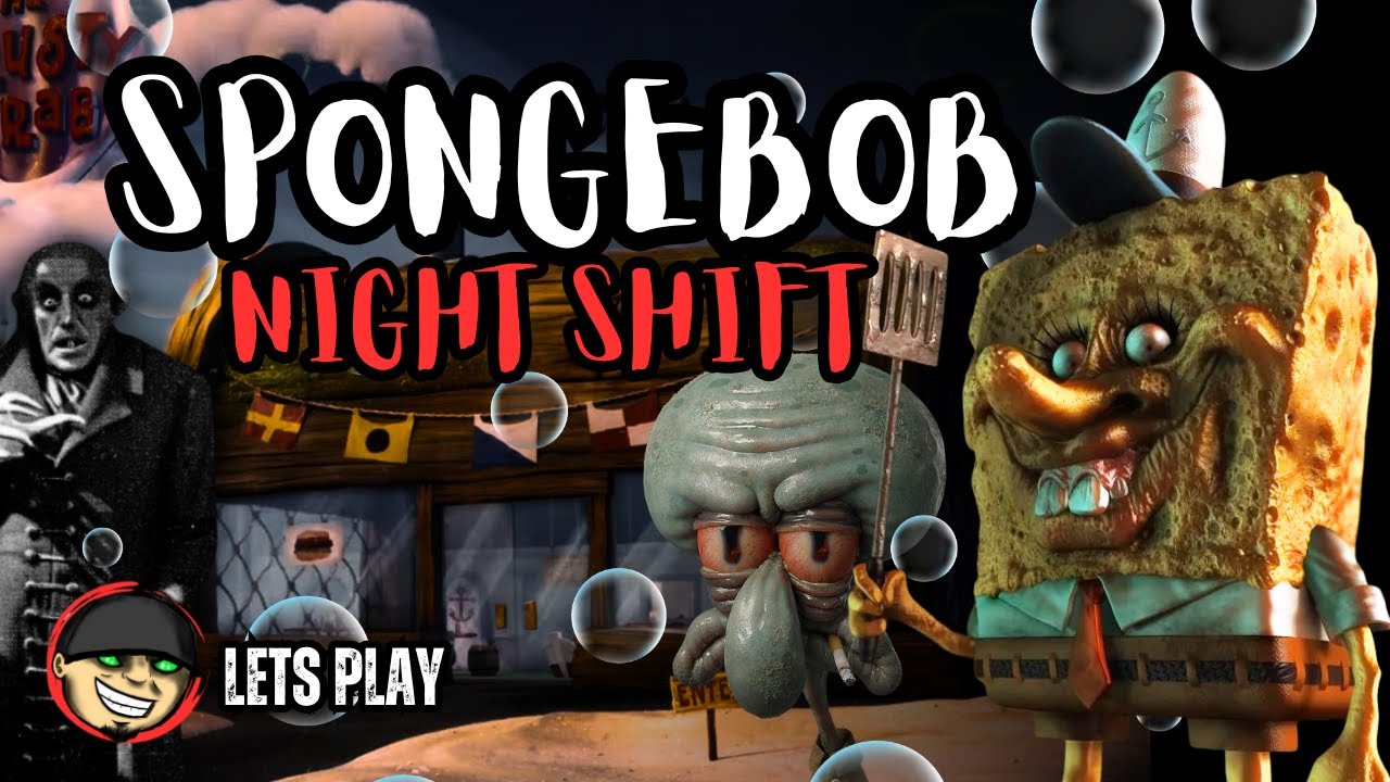 Weird-AF Spongebob Squarpants Horror Game! [Spongebob NIGHT SHIFT ...