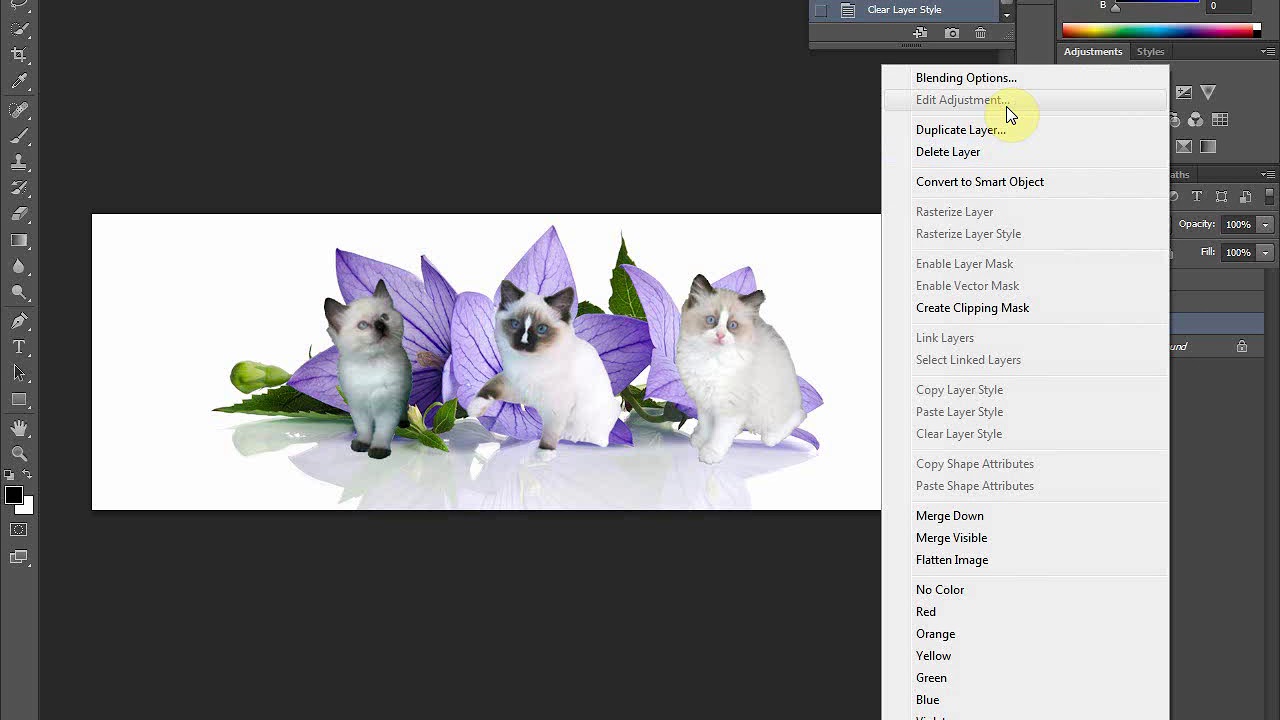 Applying Inner & Outer Glow to a Layer in Photoshop - YouTube