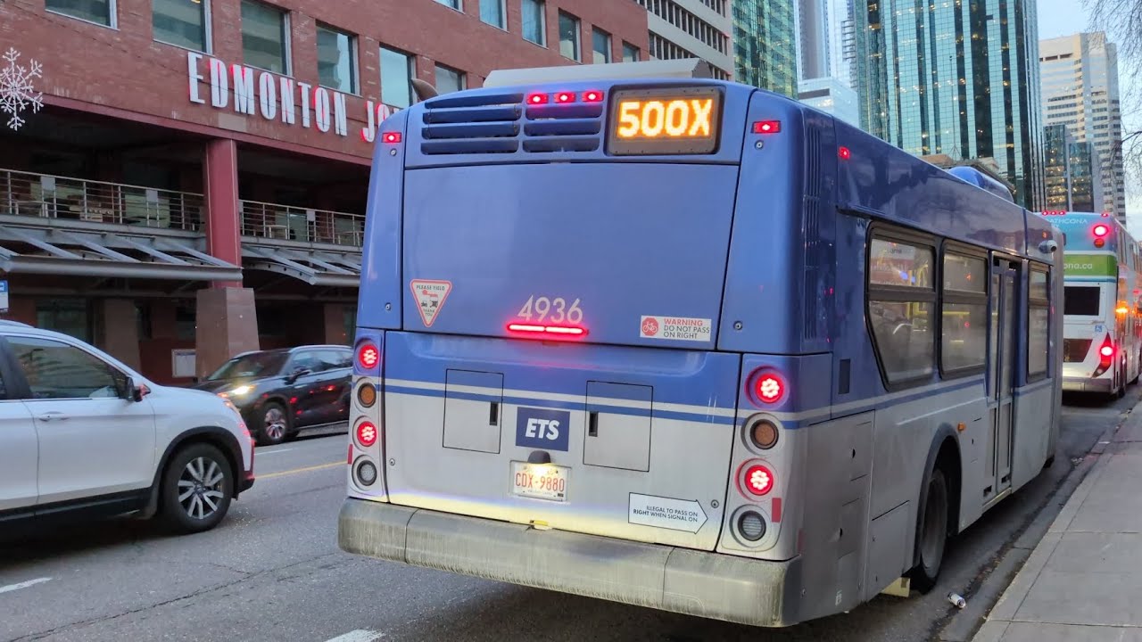 ETS Bus 2019/20 New Flyer XD60 #4936 On 500X Downtown Express - YouTube