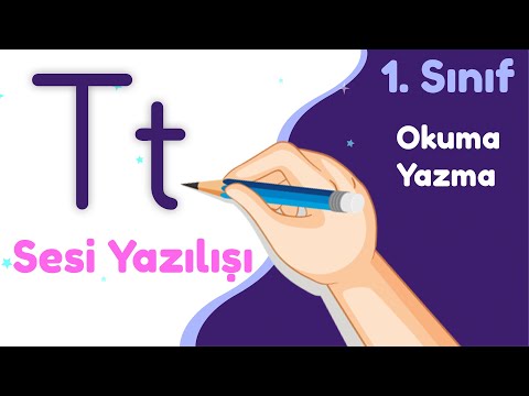 T Sesi Yazılışı - T Harfi Nasıl Yazılır - Okunur Harfleri Öğreniyorum