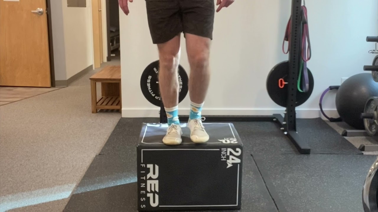 Single Leg Drop Jump - YouTube