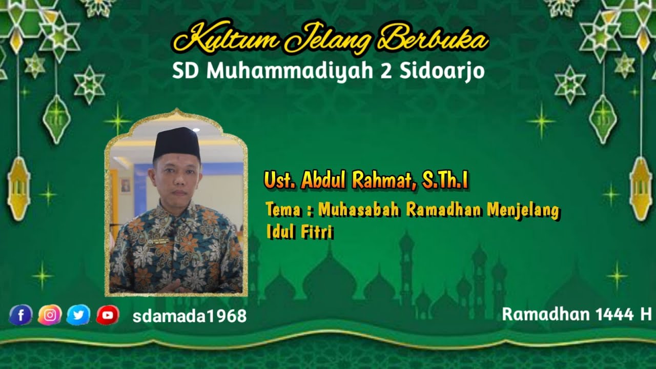 Ramadan 29 - MUHASABAH RAMADHAN MENJELANG IDUL FITRI - KJB - YouTube