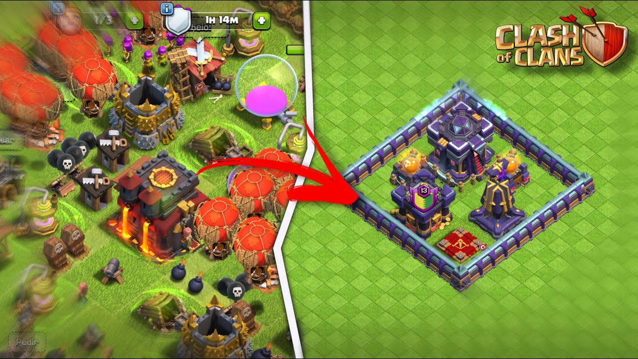 Rushando Uma Vila do Cv1 ao Cv15 #parte6 (Clash Of Clans) - YouTube